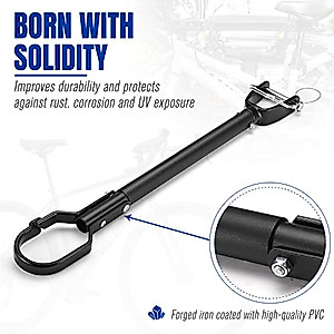 BUNKER INDUST E Bike Frame Adaptor Fits Up to 70lbs for E Bike Hitch Platform Rack