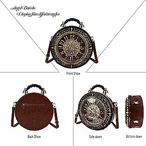 Angel Barcelo Crossbody Purse and Handbags for Women Fashion Ladies Shoulder Bag Brown