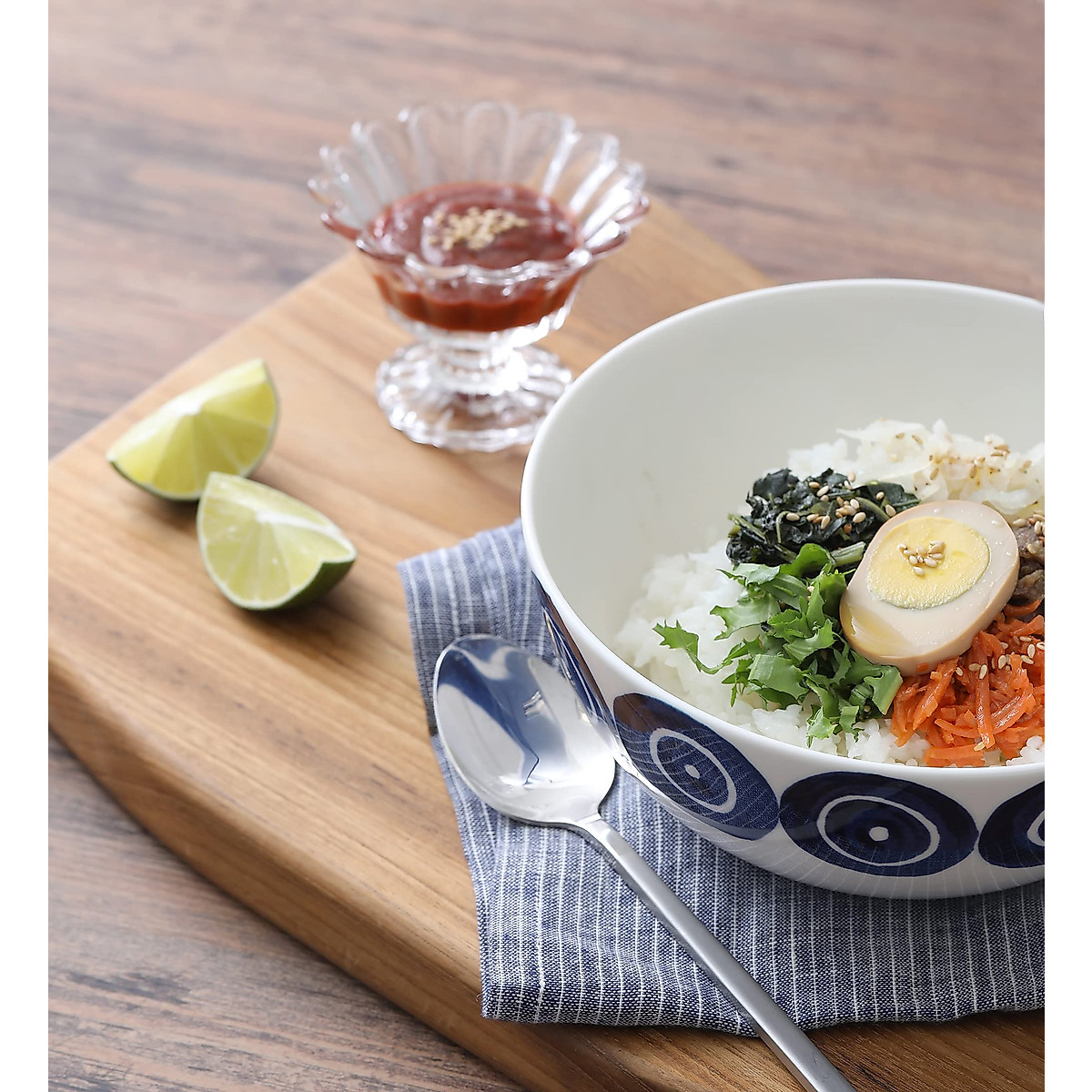 ZEN Scandi Porcelain Noodle Salad Bowls 40oz Set of 4