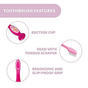 Chicco Toothbrush 3-6 Years, Pink