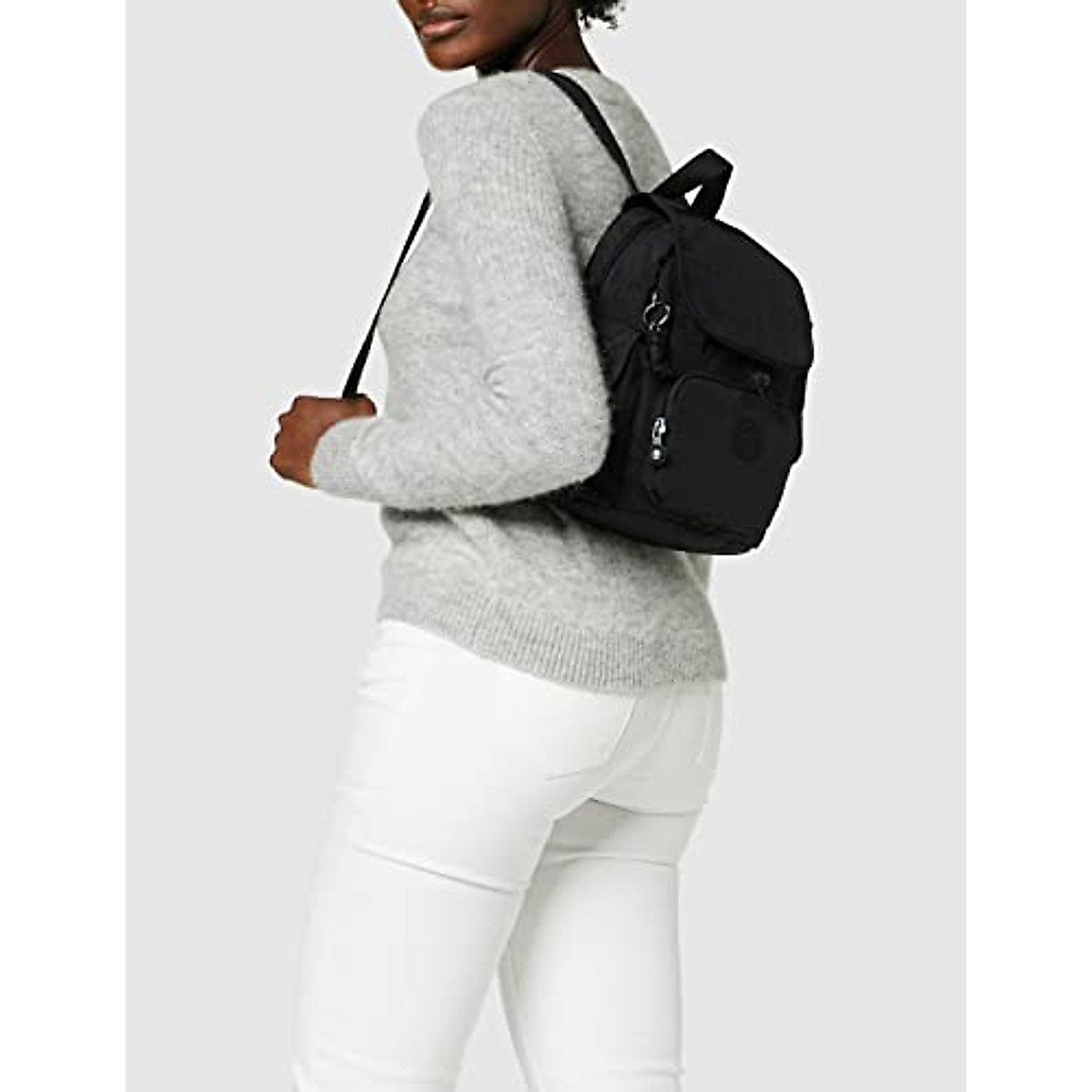 Kipling Women's City Pack Mini Backpacks, Black Noir, 14x27x29 cm (LxWxH)
