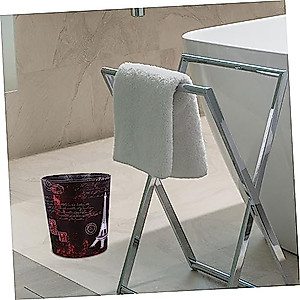 CHILDWEET Vintage Desk Trash Can Multi-Functional Waste Can Desktop Pen Holder Tabletop Mini Garbage Can for Office or Bedroom