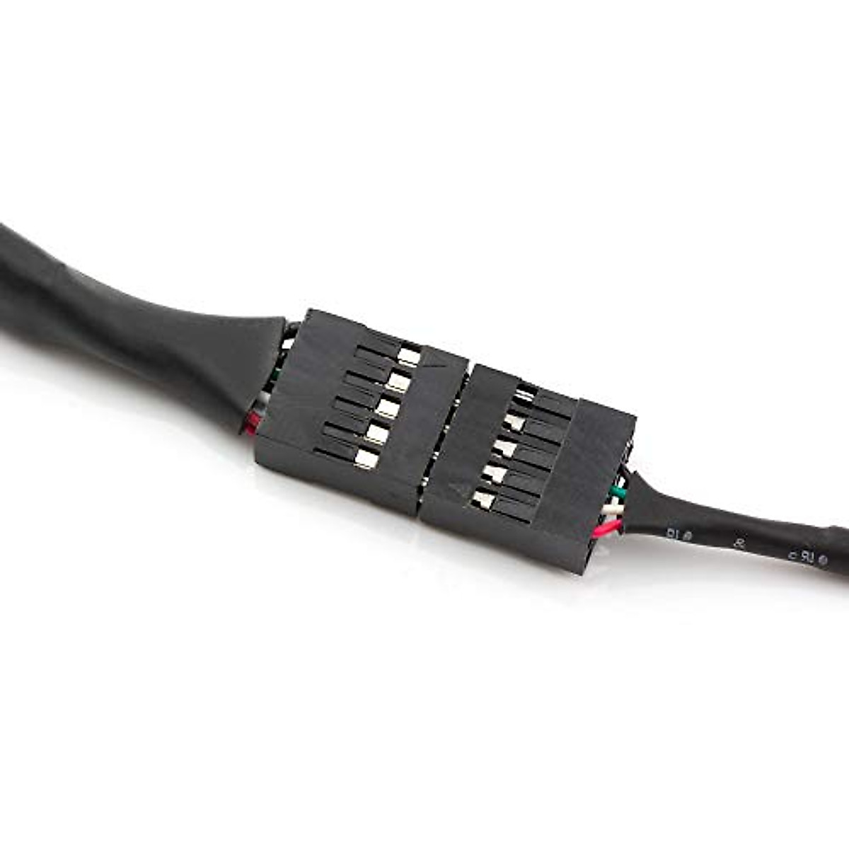 CRJ 9-Pin USB IDC Dupont Male Header to Single USB 2.0 Type A Male Cable