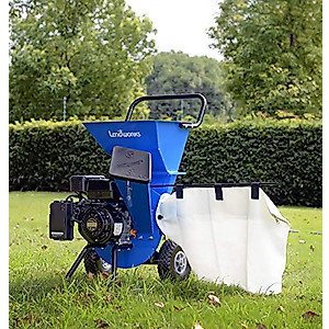 Universal Wood Chipper Shredder Mulcher Collection Discharge Bag Extra Large 24" Inch x 48" Inch Accessory For: GreatCircleUSA, Landworks, SuperHandy, Tazz & Earthquake (WOOD CHIPPER NOT INCLUDED)