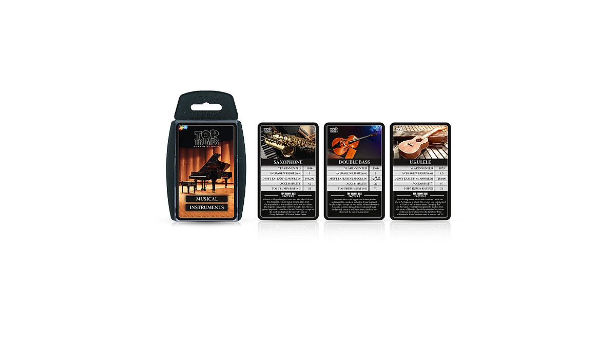 Top Trumps Musical Instruments Card Game for Kids & Adults