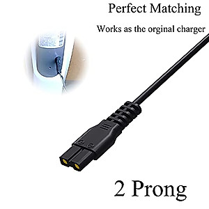 Replacement for Bissell SpinWave Mop Charger, Power Cord Compatible with Bissell 2315/2315A/23157/23158/23159/2037, 1614563 Charging Cord Replacement for Bissell SpinWave Cordless Hard Floor Expert