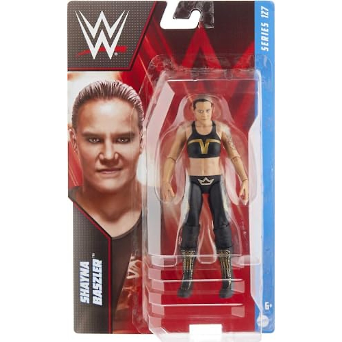 WWE Basic Shayna Baszler Action Figure, Posable 6-inch Collectible for Ages 6 Years Old & Up, Series # 127