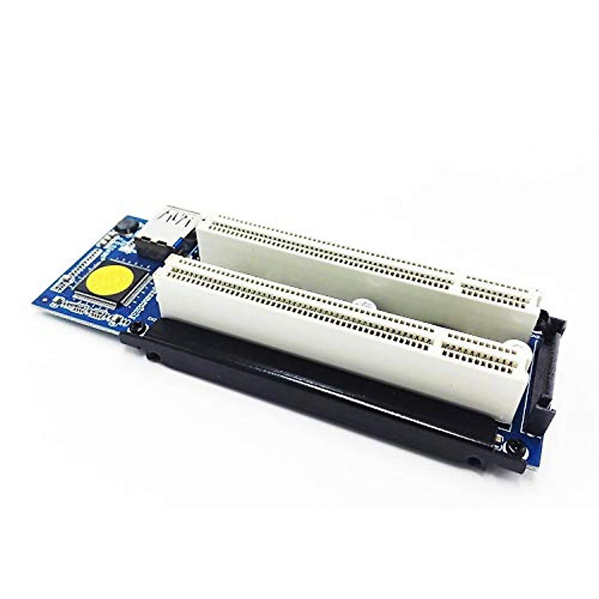 Sintech PCI-E Express X1 to Dual PCI Riser Extender Card with Low Profile Bracket