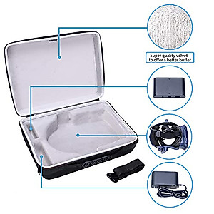 LTGEM EVA Hard Case for HTC Vive Pro Virtual Reality Headset or HTC Vive Pro 2 Headset