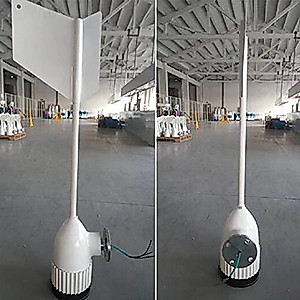 NINILADY 2000W Horizontal Wind Turbine with Hybrid Controller Inverter 24v 48v 96v Wind Generator Free Energy (24V, with Hybrid MPPT Controller)