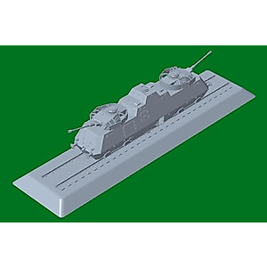 Hobbyboss 82953 1/72 Tank Hunter Railcar 51 Model Kit, Multi-Coloured