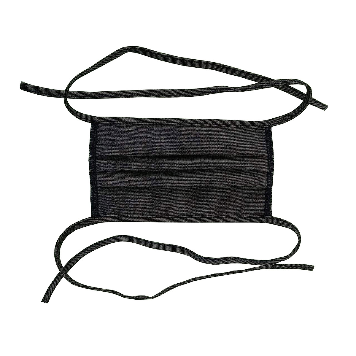 Adjustable Cotton Blend Face Cover 3-Pack, Blue Twill, 65% Poly Blend - Assorted Blue, 5 in x 4.5 in x 0.5 in (226673)