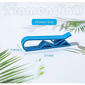 Framendino, 10 Pack Garbage Bin Clips Trash Bag Clips Plastic Washroom Trash Can Bag Clips Waste Basket Garbage Bin Clamp Rubbish Bag Clips Anti-Slip Fixation Clip Holder for Home Office