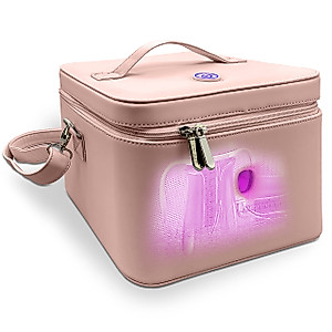 Insulated Baby Bottle Bag and Breastmilk Cooler Bag Storage Container for 6 Tall Bottles or Breastmilk Storage Bags - Keeps Breast Milk Storing Bags or Formula Cold - 10 LED Lights