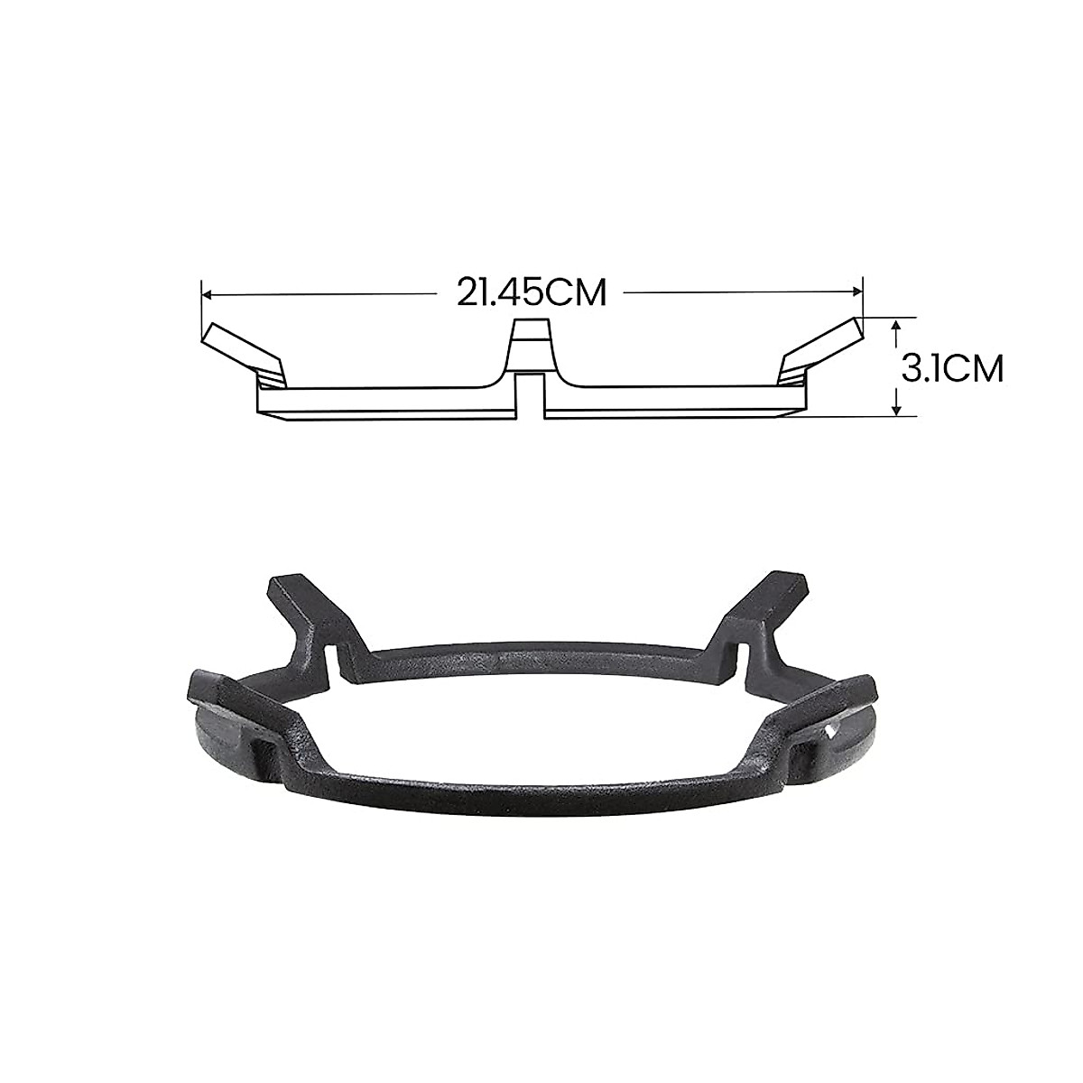 BUFFALO Cast Iron Wok Ring Cookware