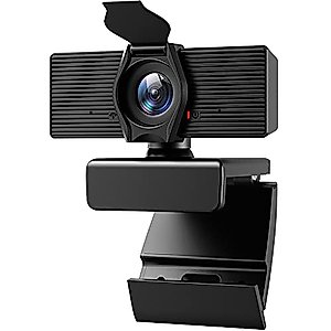 Litepro Webcam with Microphone Webcams Privacy Cover hd 1080p for Gaming conferencing Meeting Laptop Desktop Zoom, USB Computer Camera for Mac pc Free-Driver Plug & Play