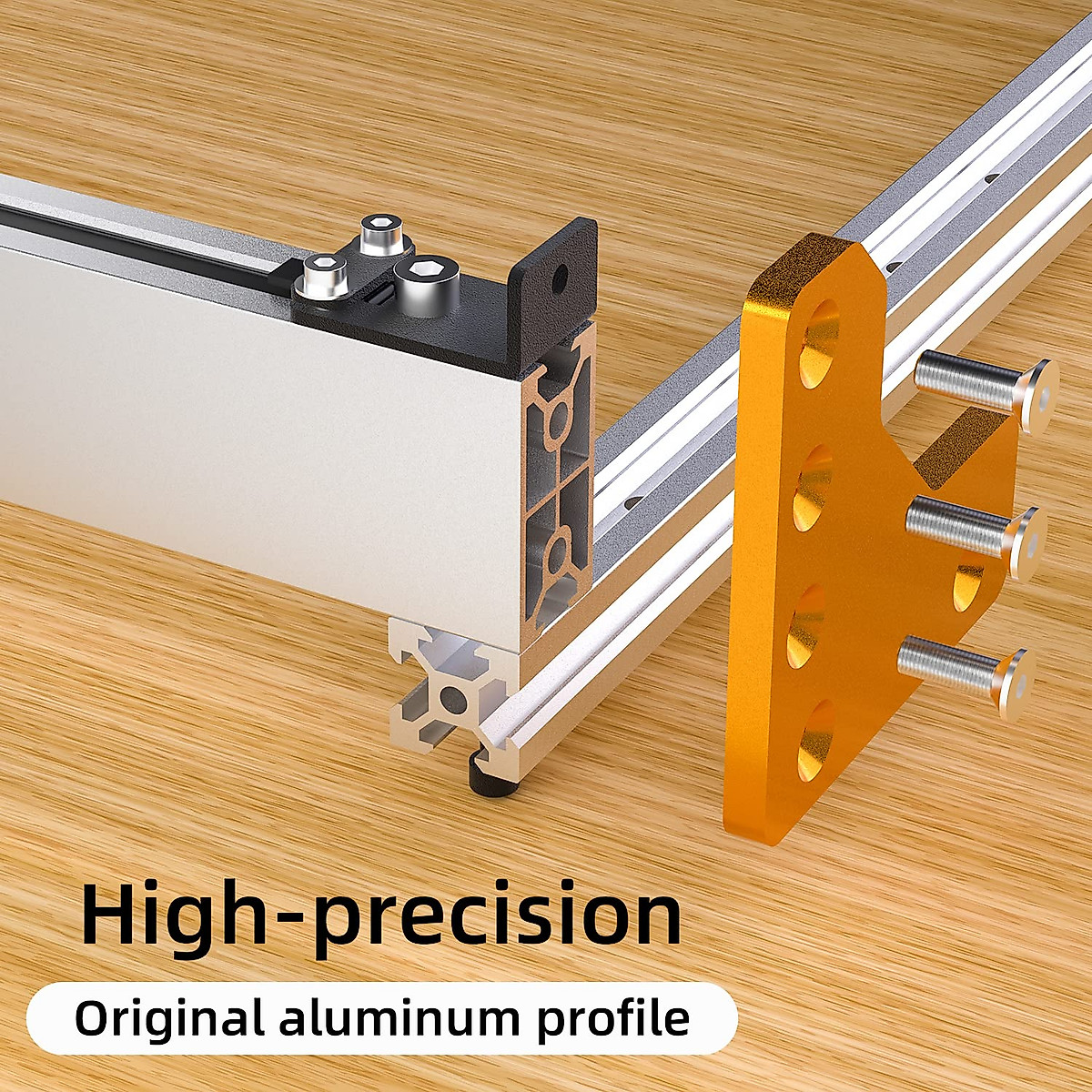 FoxAlien 4080 Extension Kit with Upgraded Hybrid Spoilboard for Masuter Pro CNC Router Machine Working Area Extend (15.75" x 31.5", X-Y)