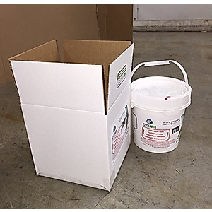 EZ on the Earth Battery Recycling Container Kit, 1 Gallon Battery Recycling Pail, pre-Paid Mail Back Recycle kit for Lithium Batteries and Other Dry Cell Batteries