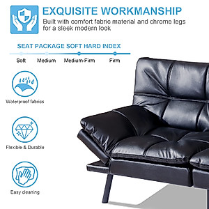 MUUEGM OJL-SF-BLACK-004-new Sofabed, Black New