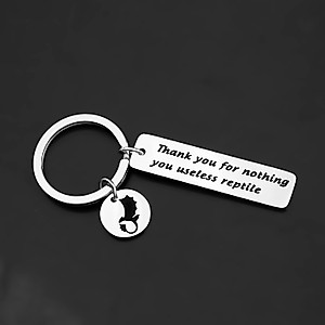 BAUNA Dragon Movie Inspire Keychain Anime Jewelry With Dragon Charm (Dragon Movie Keychain)