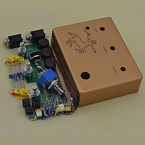 LANDTONE New Overdrive DIY Pedal Kit With 1590BB Aluminum Enclosure Box -Klons Sound