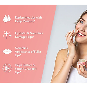 M3 Naturals Charcoal Body Scrub with Infused Lip Balm Bundle