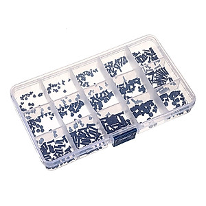DShanLa 450Pcs M2 M2.5 M3 Laptop Notebook Computer Screw Kit Set DShanLa
