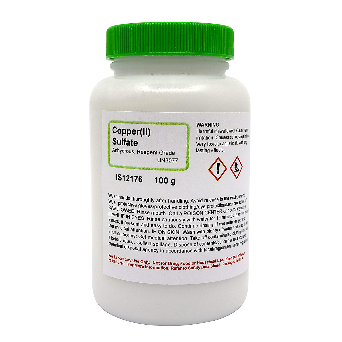 ALDON Innovating Science Reagent-Grade Copper (II) Sulfate, Anhydrous, 100g - The Curated Chemical Collection
