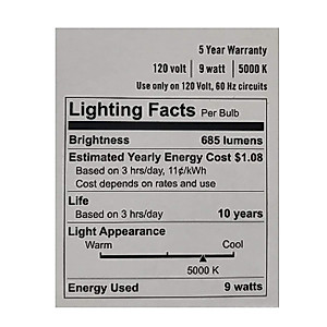 Ecosmart 75w LED BR40 Dimmable Floodlights Daylight 6-Pack