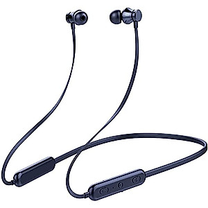 Mubiao Bluetooth Headphones Neckband 20Hrs Playtime V5.0 Wireless Headset Sport Noise Cancelling Earbuds w/Mic for Gym Running Compatible with iPhone Samsung Android