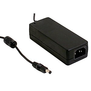 MEAN WELL GSM40A15-P1J 15V 2670mA 40W Class 2 AC-DC Single Output Medical Power Supply with 2.1mm Plug