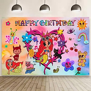 Manana Sera Bonito Background Birthday Decorations, Manana Sera Bonito Happy Birthday Banner Backdrop for Karol G Birthday Party Supplies (5x3ft)