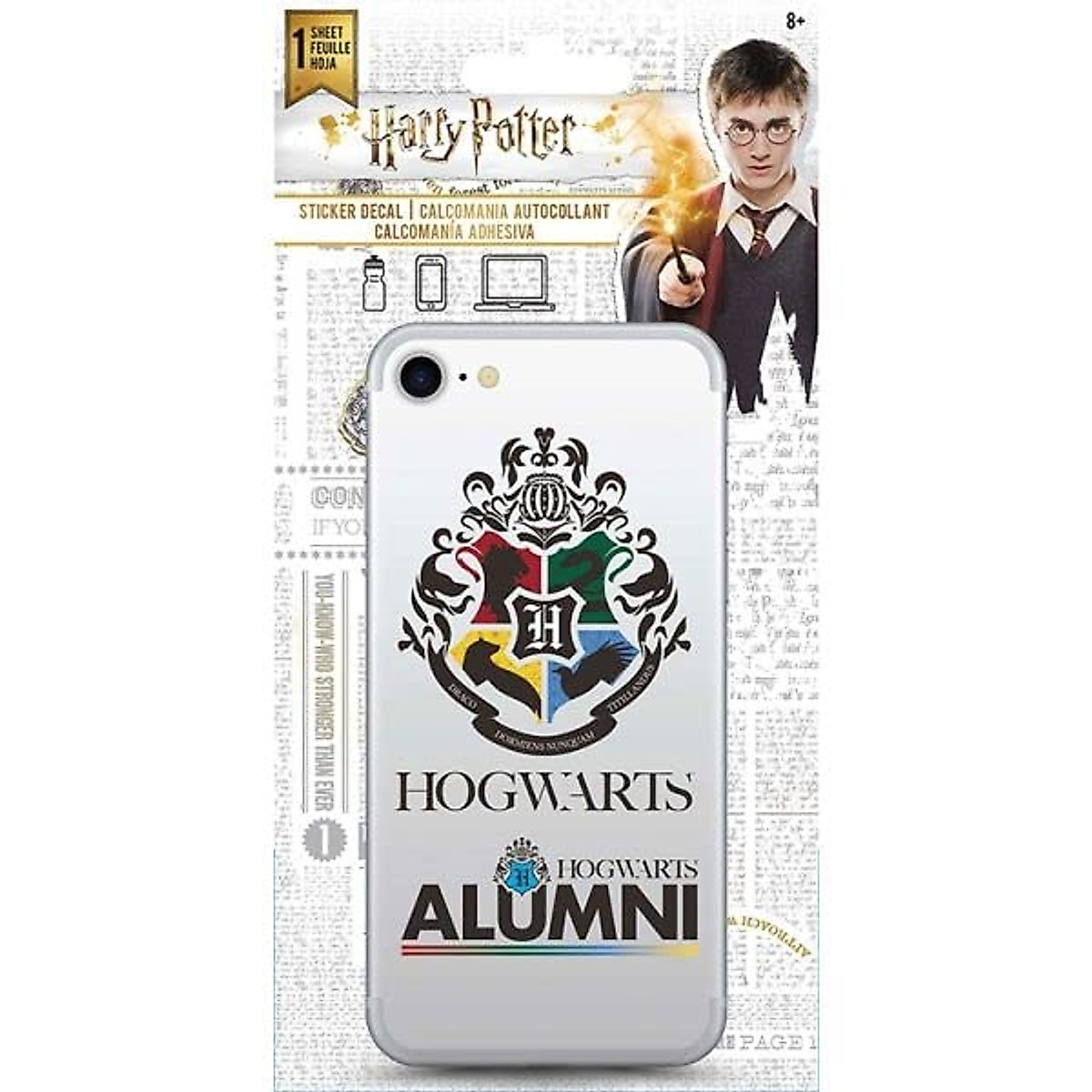 Fast Forward New York Harry Potter Preschool Backpack for Kids, Toddlers,6 Pc School Supplies Bundle with Hogwarts 10inch Mini Boys and Girls, Stickers, Decal, More