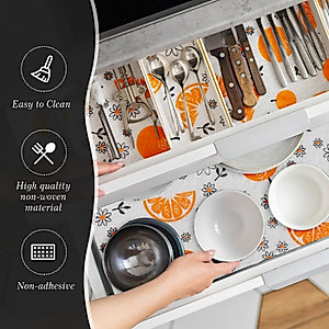 INNOLITES Refrigerator Liners, Non Slip Fridge Liners, 12 x 24 Inch Washable Refrigerator Shelf Liners for Glass Shelves, 6 Pack Premium Absorbent Fridge Mat