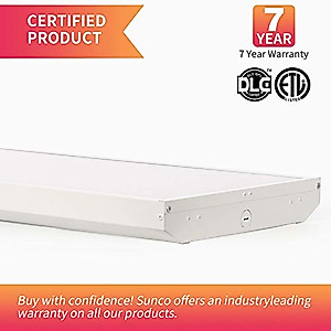 Wirefield High Bay Led Shop Lights 2FT 100W 13000LM Linear LED Industrial Workshop Light,Warehouse Light 5000K Daylight,0-10V Dim,4Lamp Fluorescent Equivalent,Hanging and FlushMount,DLC and UL Listed