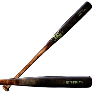 Louisville Slugger 2020 Youth Prime Maple Y271 Deep Flame/Distressed Black Baseball Bat, 27"
