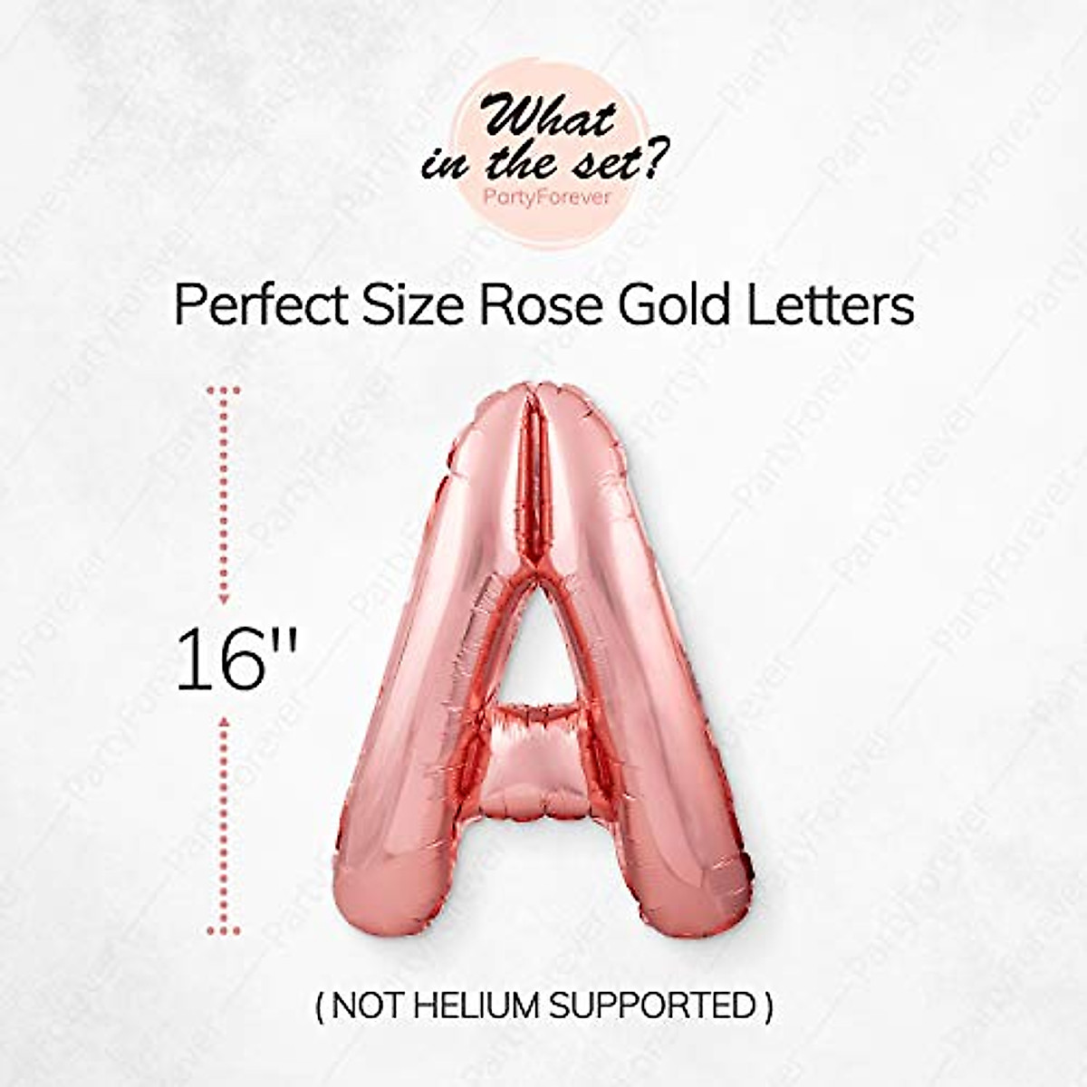 Rose Gold Taco Bout A Baby Balloons Banner Sign for Mexican Fiesta Decorations and Party Supplies - Gender Reveal Baby Shower Rose Gold Letter Balloons