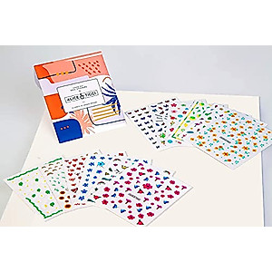 Alice & Tiggs Set of 12 Sheets Nail Art Stickers - Designer Nail Decals - Butterfly Nail Stickers for Women - Nail Stickers for Kids - Butterfly Nail Decals - Nail Sticker for Nail Decor