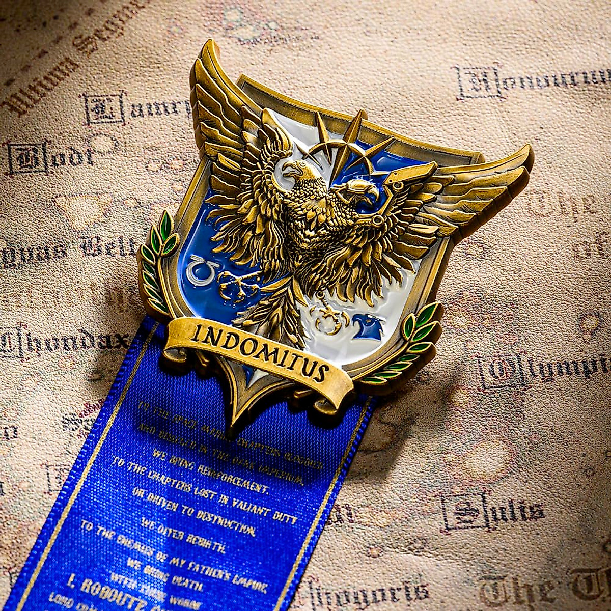 Starforged Brooch Roboute Guilliman Indomitus Crusade Campaign Badge Pin Badge Warhammer 40000