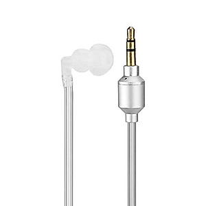 3.5mm Air Tube Monaural Earbu, Mobile Phone Monaural Wired Earpiece Air Tube Anti Radiation in Ear Stereo Earphone