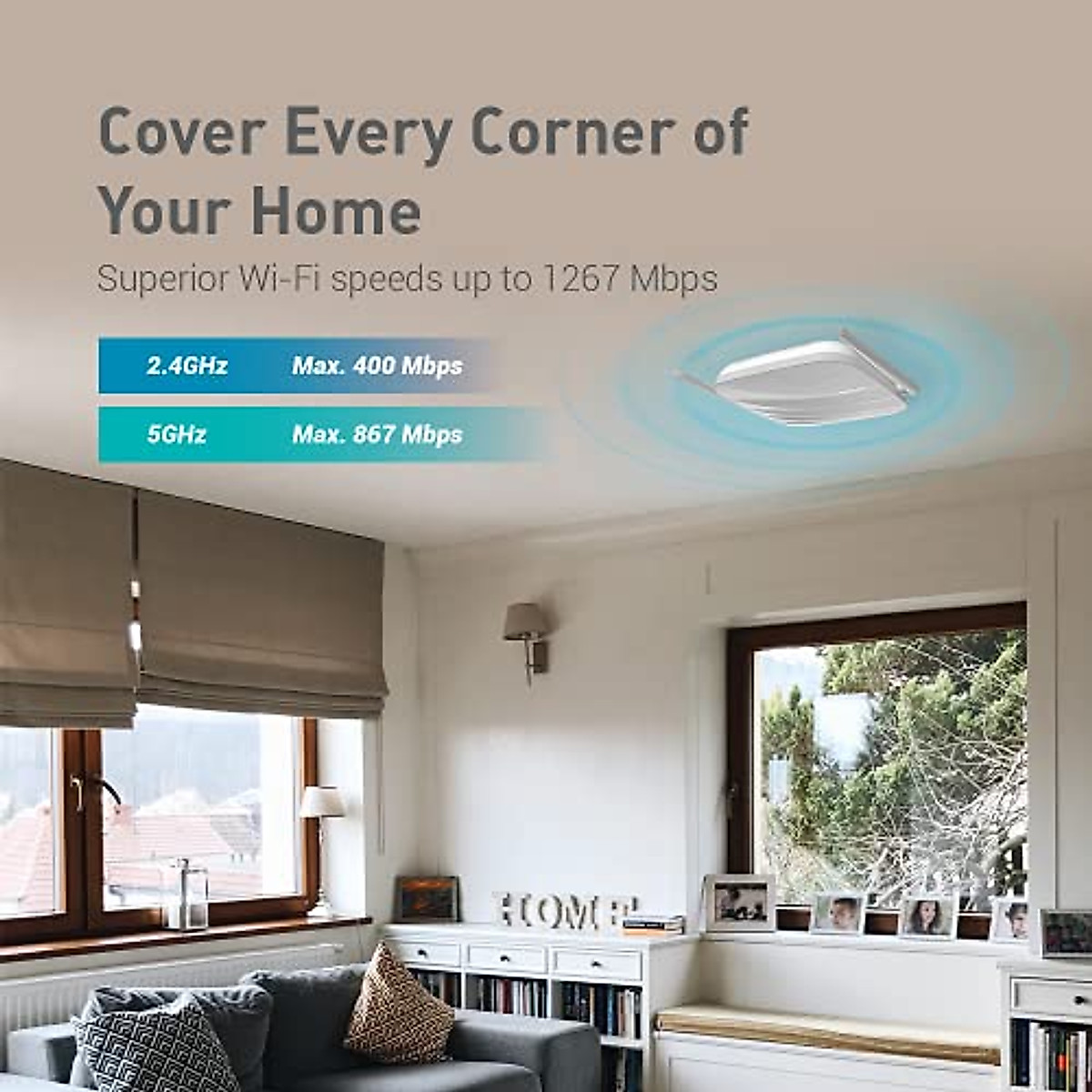 GL-AP1300-LTE(Cirrus) Gigabit Ceiling Wireless Access Point Dual Band AC1300 | 4G LTE Modem | MU-MIMO | Cloud Remote | OpenWrt(15.05.1)/LEDE | PoE | T-Mobile only (EP06A, for North America only)