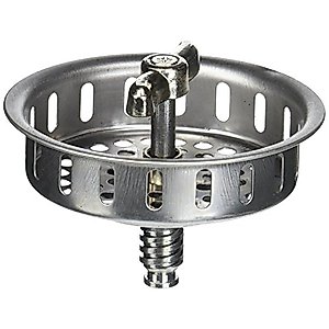 Plumb Pak PP820-34 PlumPak Replacement Basket Strainer with Twist N Lock Post, Stainless Steel, One Size, Steel