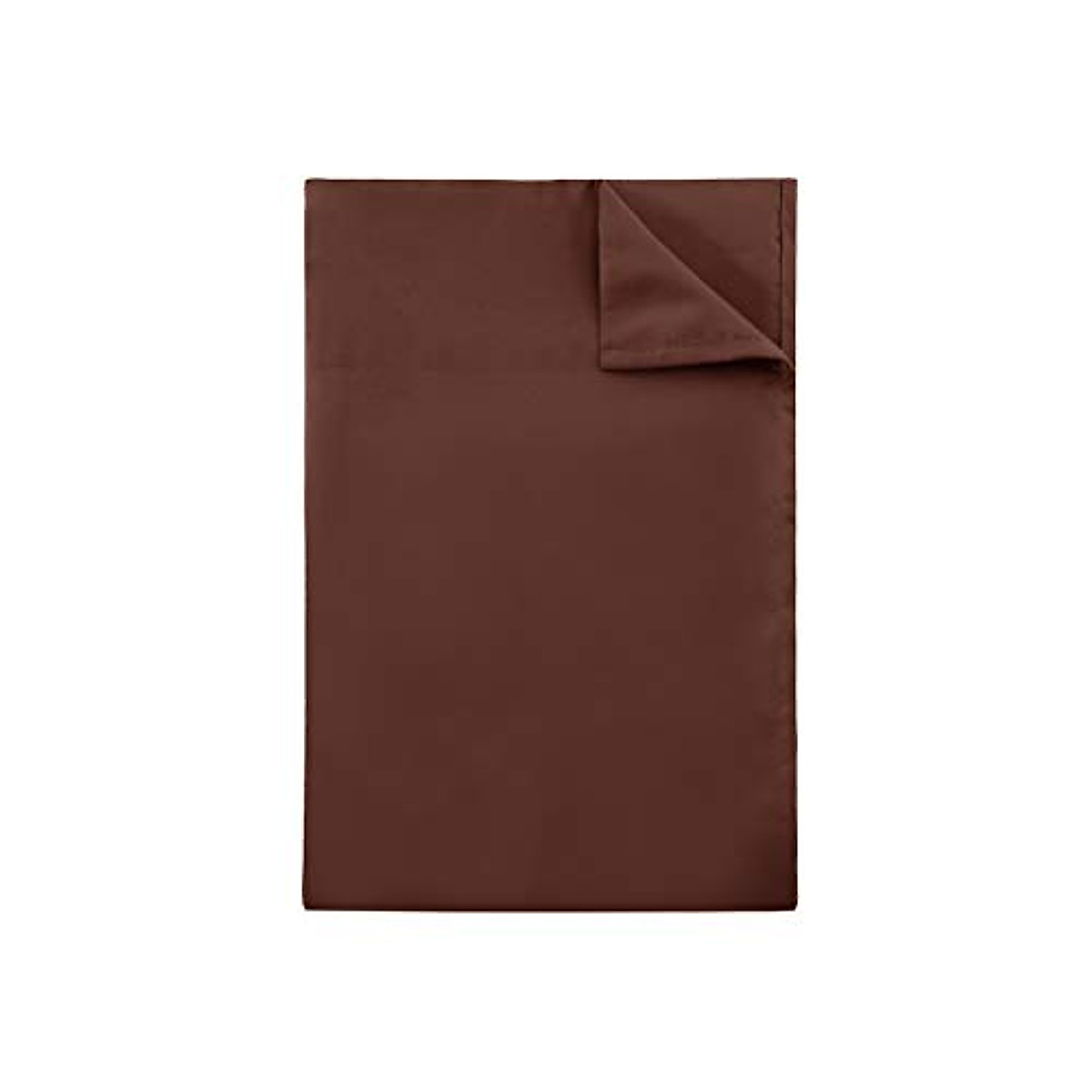 Flat Sheet Single,1 Pack Solid Flat Sheet Smooth Touch Hotel Quality ( Coffee , King )