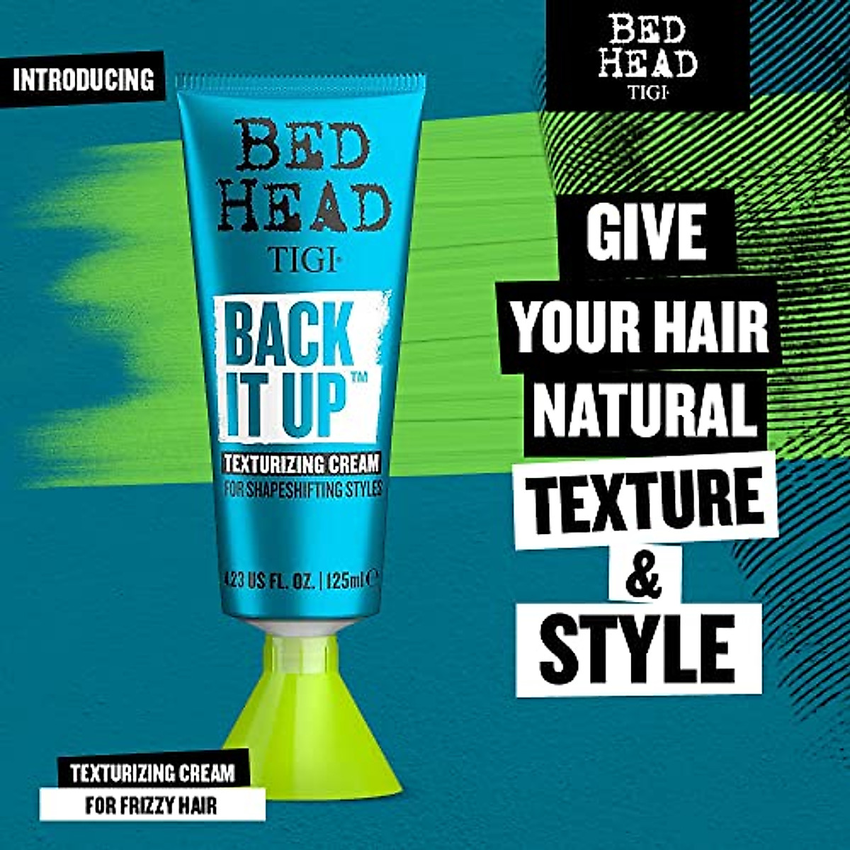 TIGI Bed Head Back It Up texturizing Cream for Shape and Texture 4.23 fl oz
