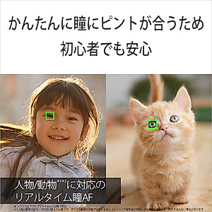 Sony Alpha a6400 Mirrorless Camera Double Zoom Lens Kit, SELP1650 F3.5-5.6 + SEL55210 F4.5-6.3 SEL55210 Black (Renewed)