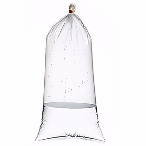 RESILIA Plastic, Leak-Proof Shipping Bags for Live Fish - 6" x 16" 002 mil, Double Bottom Seal, for Freshwater & Saltwater Fish, Case of 1000