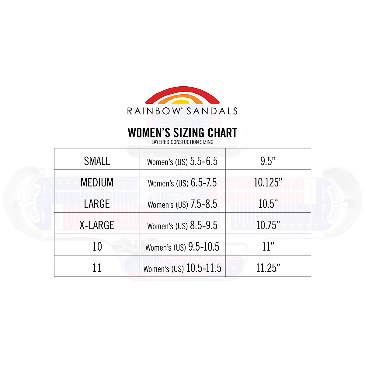 Rainbow Sandals Women's Single Layer Premier Leather Narrow Strap, Sierra Brown/Rainbow, Ladies X-Large / 8.5-9.5 B(M) US