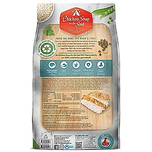 Chicken Soup for The Soul Pet Food-Puppy, Chicken, Turkey & Brown Rice Recipe, 13.5 lb.Bag Soy Free,Corn Free,Wheat Free, Dry Dog Food Made with Real Ingredients No Artificial Flavors or Preservatives