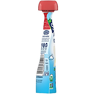 Stonyfield Organic Kids Vanilla Whole Milk Yogurt Pouch, 3.5 oz., Single Serving Snack
