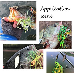 SUPERFINDINGS 300PCS 5 Styles Fishing Attractor Spinner Blades 3 Color Deep Cup Spinner Blades Spoons Rigs Fishing Spinner Blades Baits DIY Fishing Lures Accessories,5~8mmx11~13mm